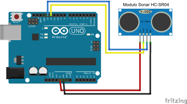 Sensore sonar HC-SR04